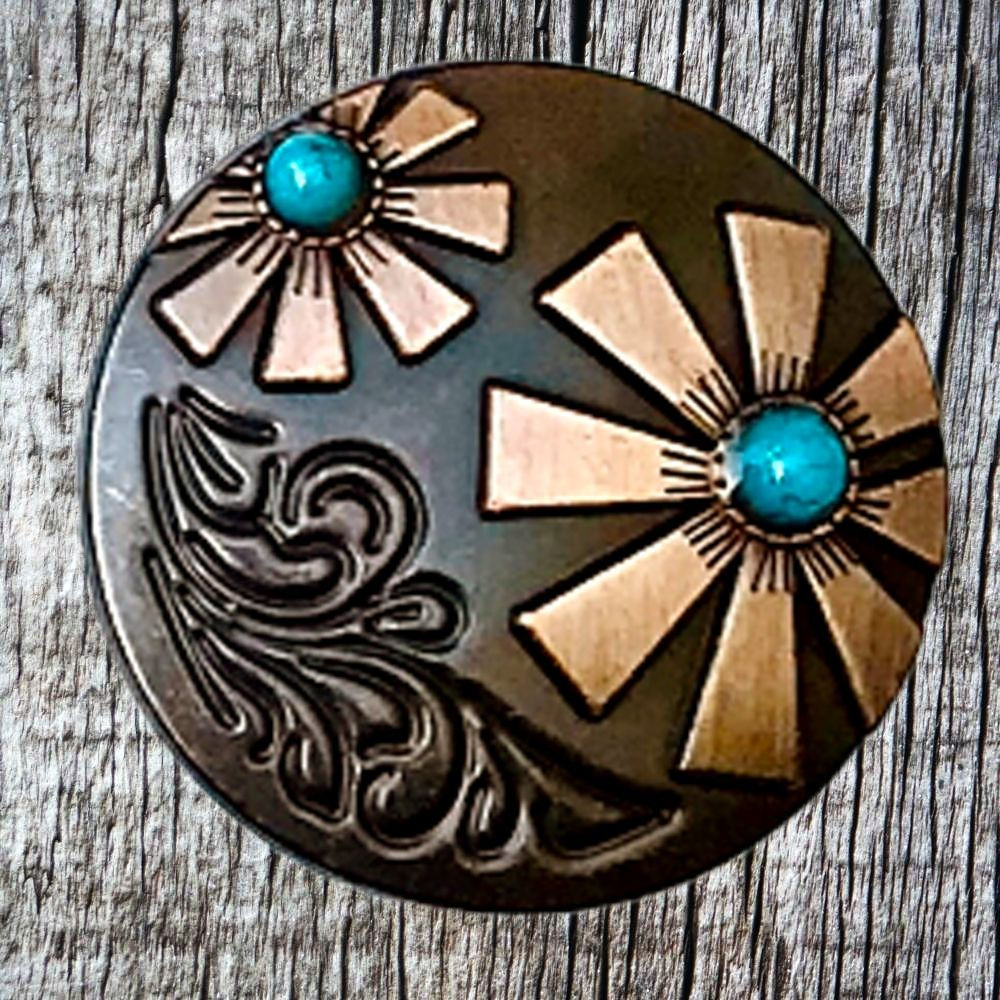 Conchos - Turquoise - Page 1 - Texas Uniques Store