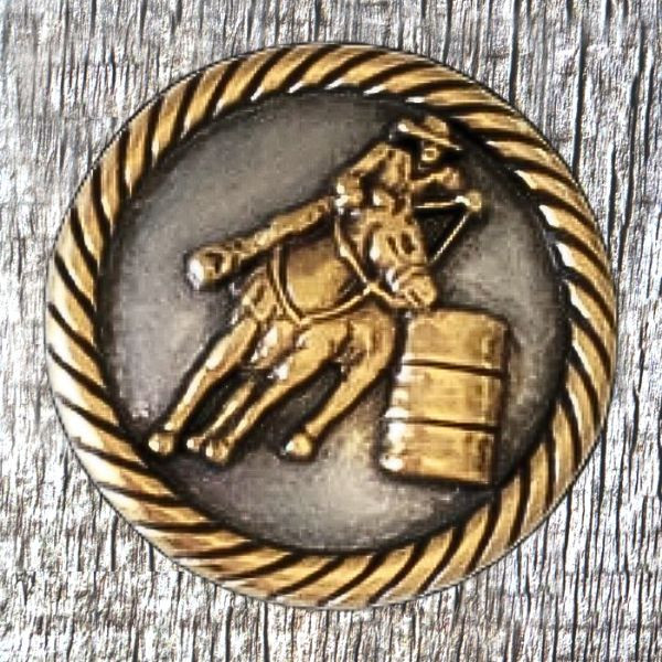 Rodeo Barrel Racer Conchos