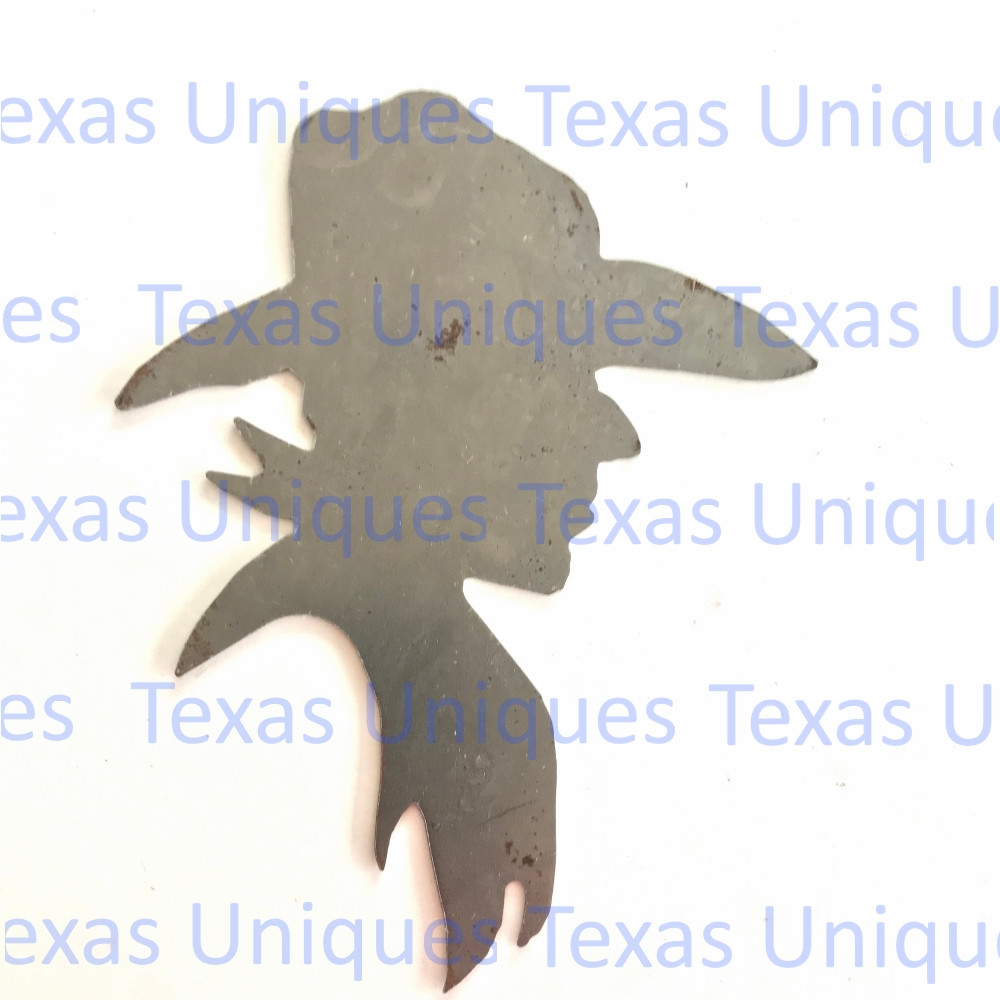 Western Cowboy Metal Art Cut Out - Texas Uniques Store