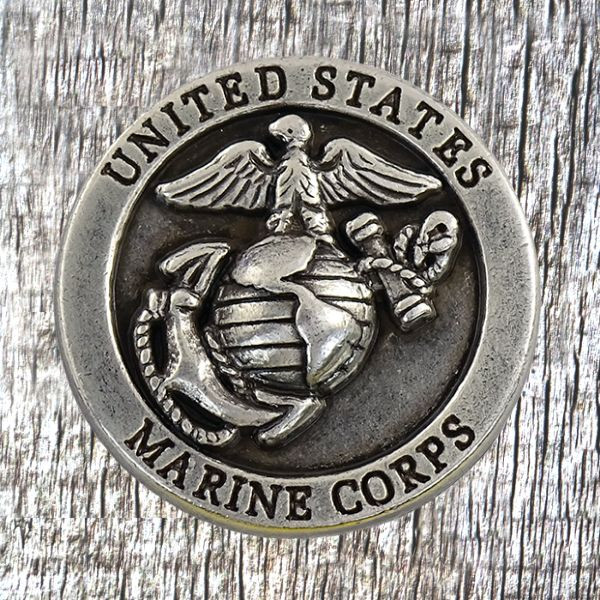 United States Marine Corps 1-Inch Concho - Texas Uniques Store