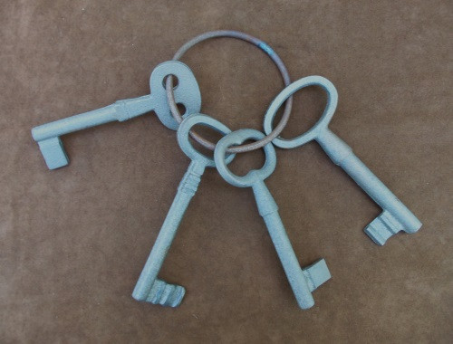 Old West Prison Jail Keys Set - Texas Uniques Store
