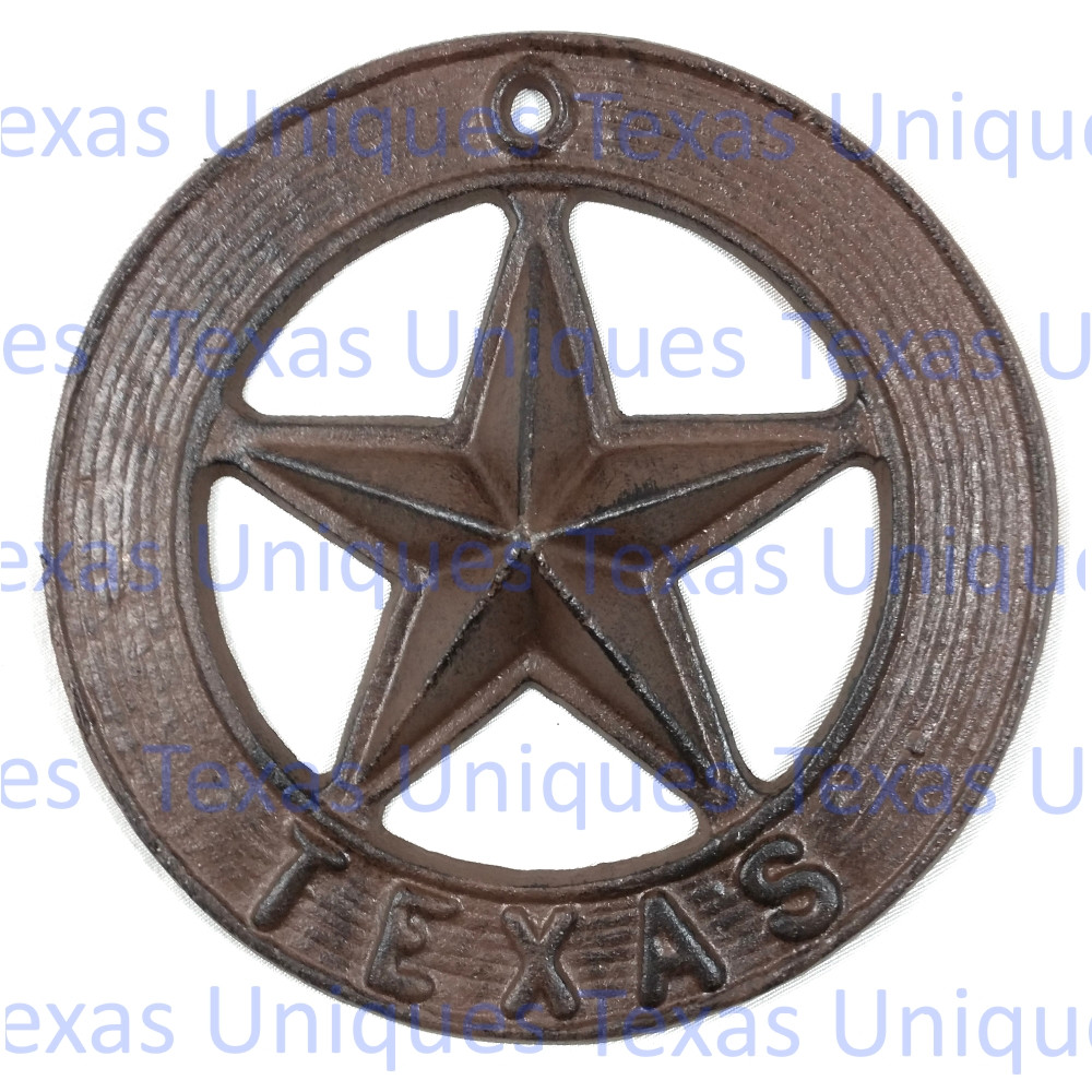 Texas Cast Iron Star Wall Plaques - Texas Uniques Store