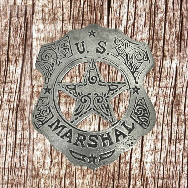 Old West U.S. Marshall Reproduction Badge - Texas Uniques Store