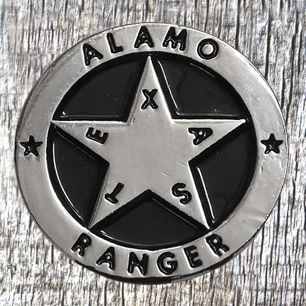 Texas Alamo Ranger Concho Flat Back & Inserts - Texas Uniques Store