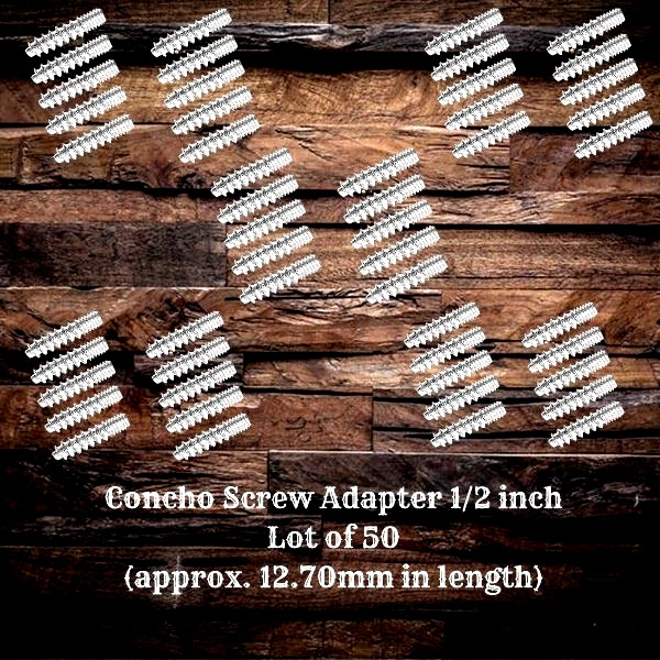 1/2" Concho Screw Adapter (lot of 50) - Texas Uniques Store