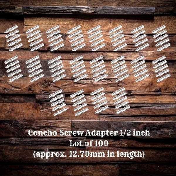 1/2" Concho Screw Adapter (lot of 100) - Texas Uniques Store
