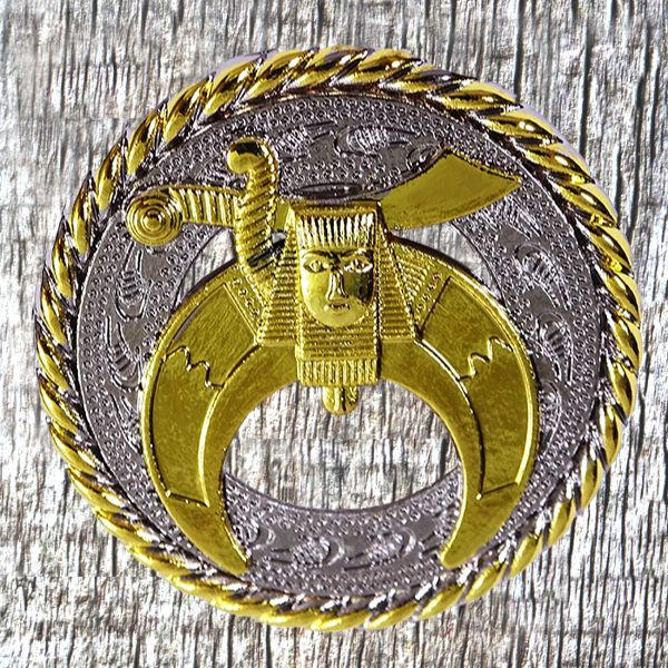 Shriner Concho Gold Silver Colors