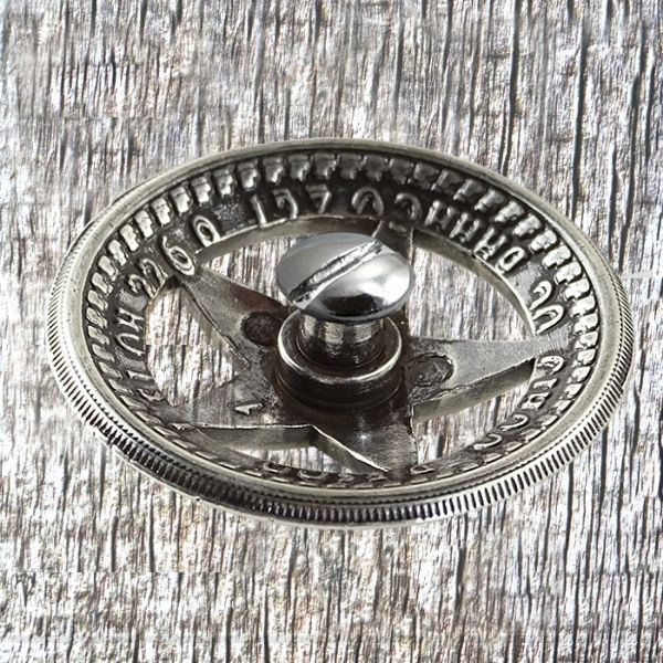 Engraved Texas Ranger Star Concho - Texas Uniques Store