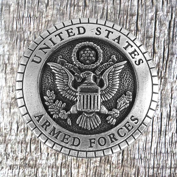 MILITARY CONCHO UNITED STATES ARMED FORCES - Texas Uniques Store