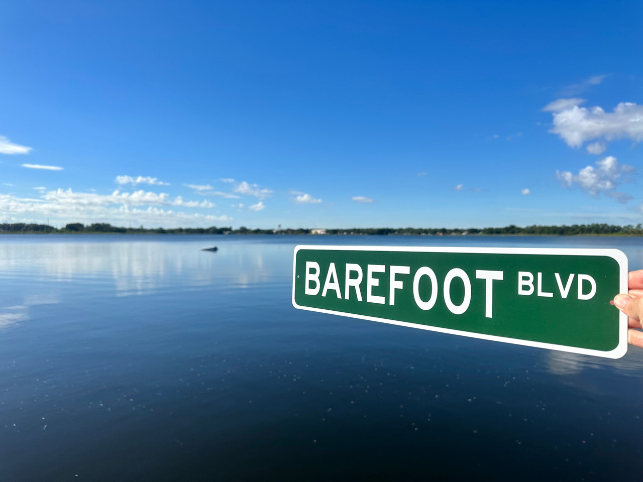 Barefoot Blvd Street Sign - World Barefoot Center Proshop