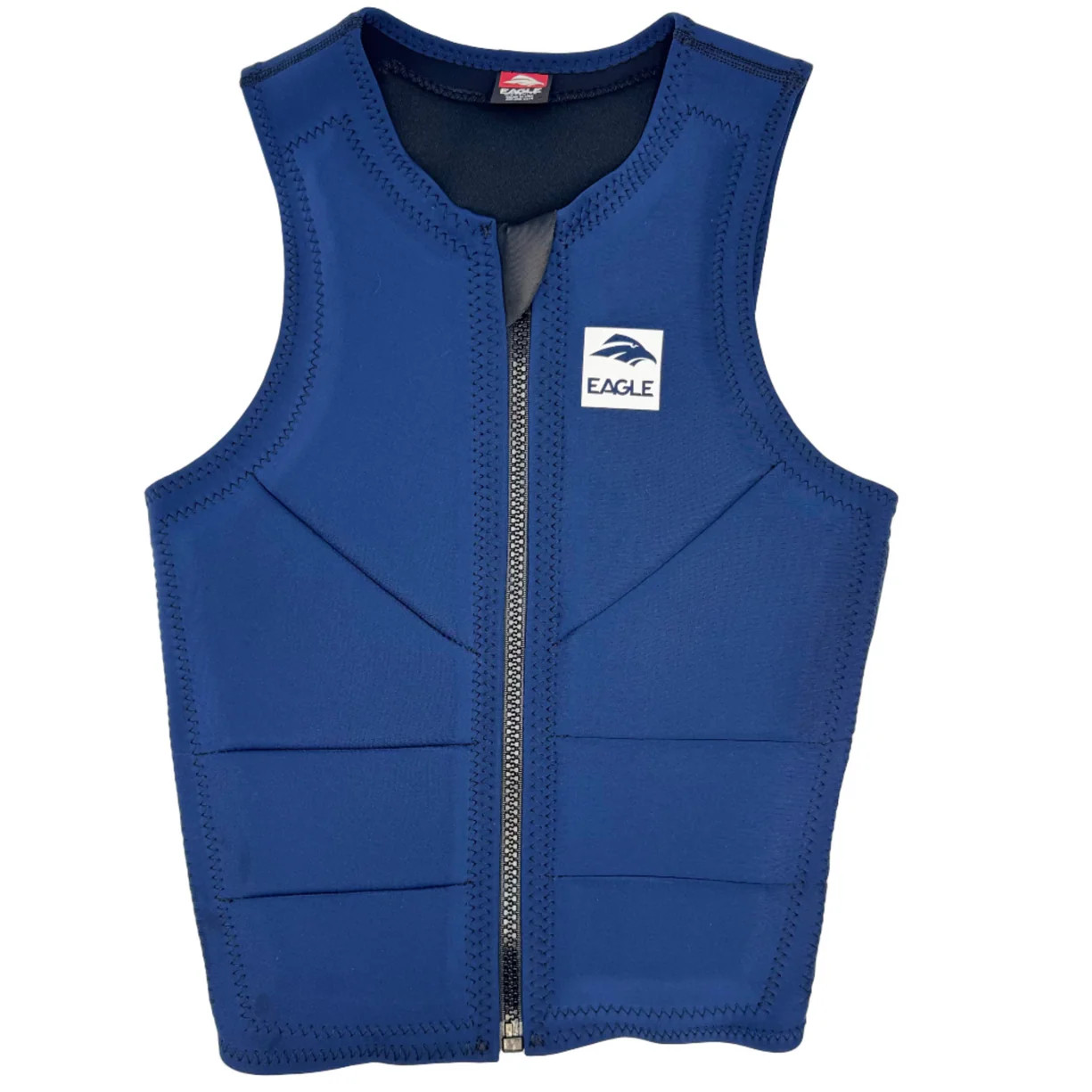 Eagel Mens Solid Impact Vest (Navy) - World Barefoot Center Proshop