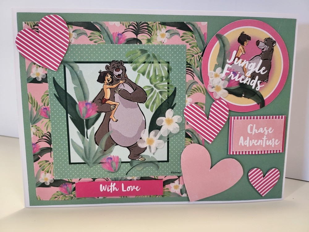 Disney Classics The Jungle Book Card Making Kit 8 x 8
