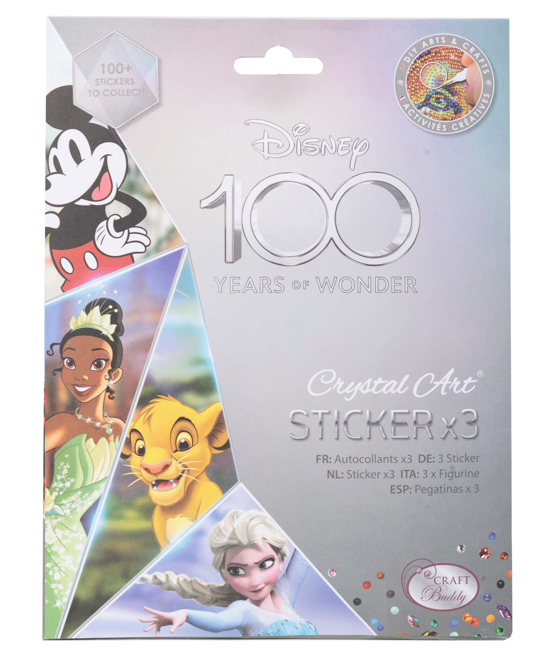 Crystal Art Disney 100 Sticker Album Starter Pack