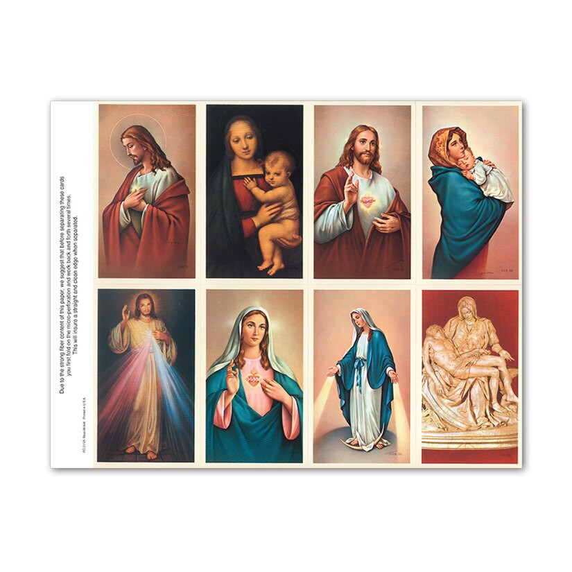Paper & Party Supplies Note Cards Paper Catholic Stationery Sacred ...