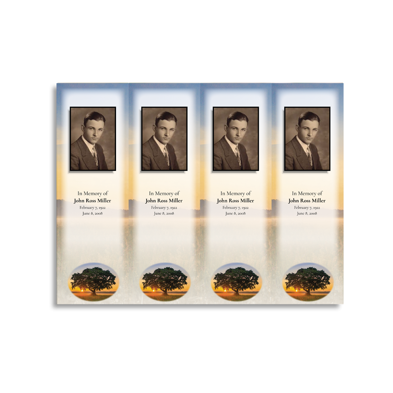 Lifetime Expressions Family Legacy Memorial Bookmark | Bass-Mollett ...