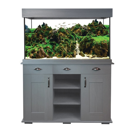 Fluval Shaker 345 Aquarium & Cabinet | Slate Grey | Complete Set