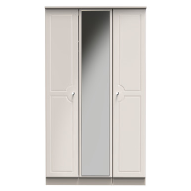 Balmoral Tall Triple Mirrored Wardrobe in Kashmir Gloss & Kashmir ...
