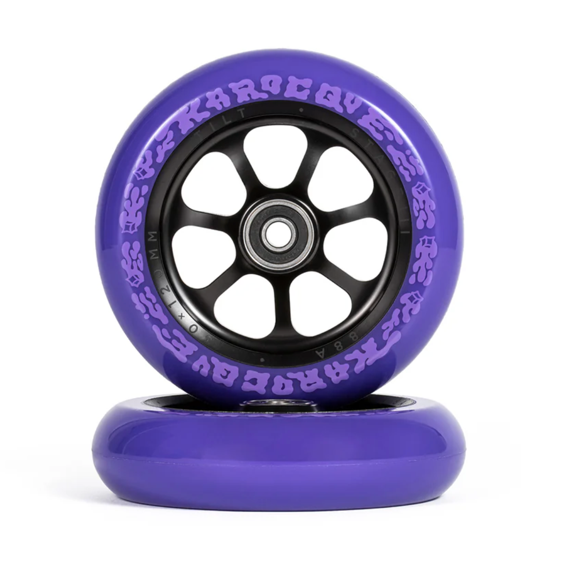 Tilt Selects Durare Spoked Wheels - Karoque - 30mm x 120mm (pair)