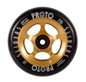 Proto Classic Slider Wheels 110mm - Black/Gold(pair)