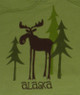Alaska Leggy Moose Hooded Sweatshirt Kiwi Adult (Medium) - Alaska Wild ...