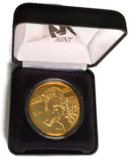 2016 Alaska Mint Denali Wolf Medallion Proof