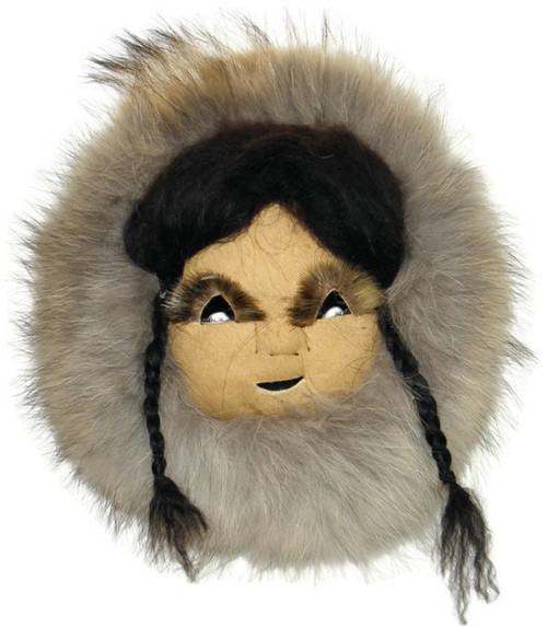 Alaska Native Handmade Inupiat Mask by Charlene Killbear 8 in. X 9 in ...