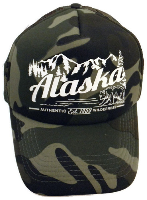 Alaska Wilderness Design Ball Cap Style Hat Adult OSFA - Alaska Wild ...