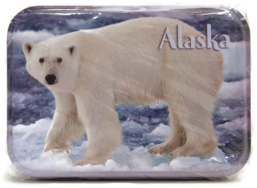 Alaskan Polar Bear At Spring Standard Playing Cards - Alaska Wild Country