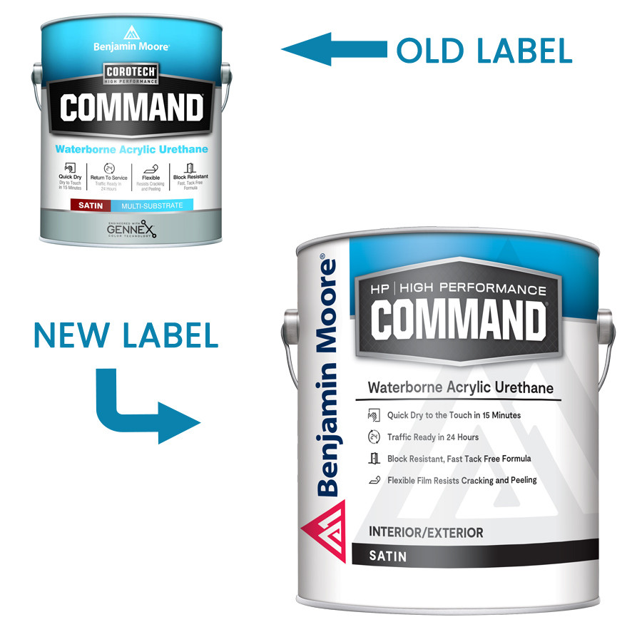 Benjamin Moore Command HP3900 Gloss & HP3920 Satin – Formerly Corotech ...