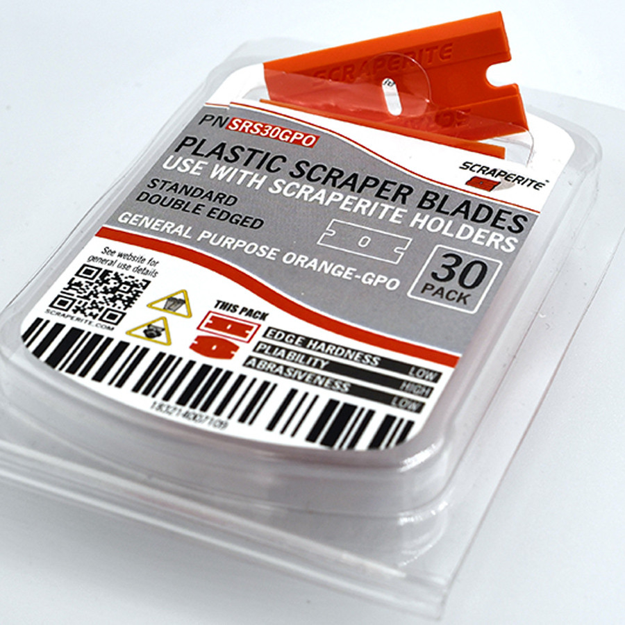 Scraperite Straight Plastic Razor Blades - 30pk - Southern Paint ...