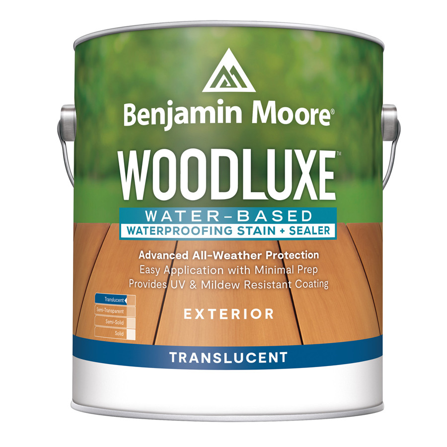 WOODLUXE Water-Based Exterior Translucent Deck & Siding Stain ...