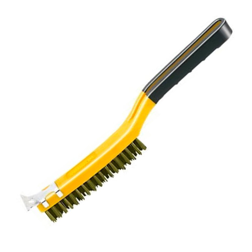 Allway Soft Grip Carbon Steel Wire Brush with Scraper - Southern Paint ... Allway Soft Grip Carbon Steel Wire Brush with Scraper - Southern Paint ...