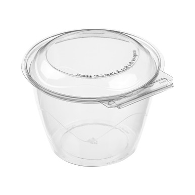 BreakAway™ Containers 48 oz Clear Round Container (5HGR048TVF)