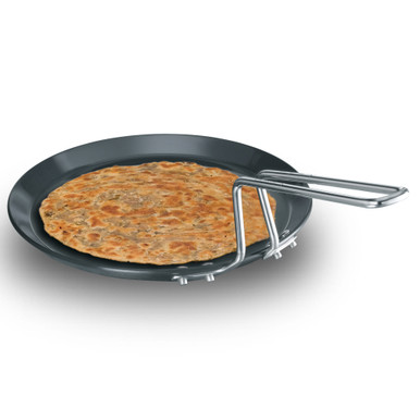 HAWKINS FUTURA FLAT TAVA 26 CM, HARD ANODISED INDUCTION COMPATIBLE