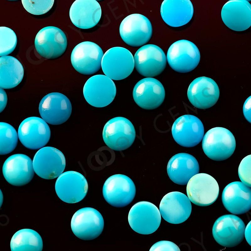 Turquoise Cabochon 4mm Round - Joopy Gems