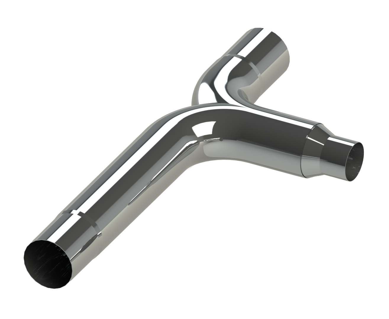 Exhaust - Y-Pipes - Lincoln Chrome