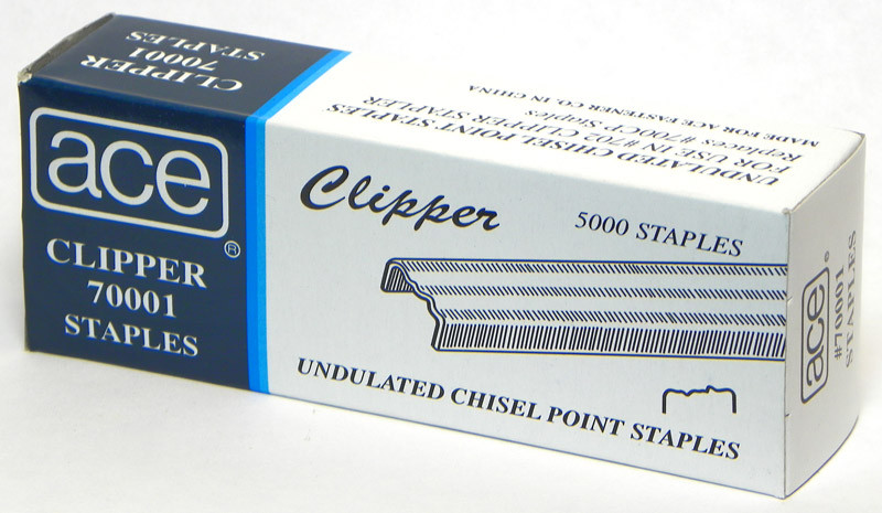 Ace Clipper Staples 70001 Staples for Ace 702 & 700 - Danow Fastening