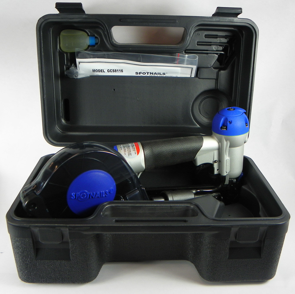 Spotnails GCS8116 Compact Cap Stapler With Case - Danow Fastening