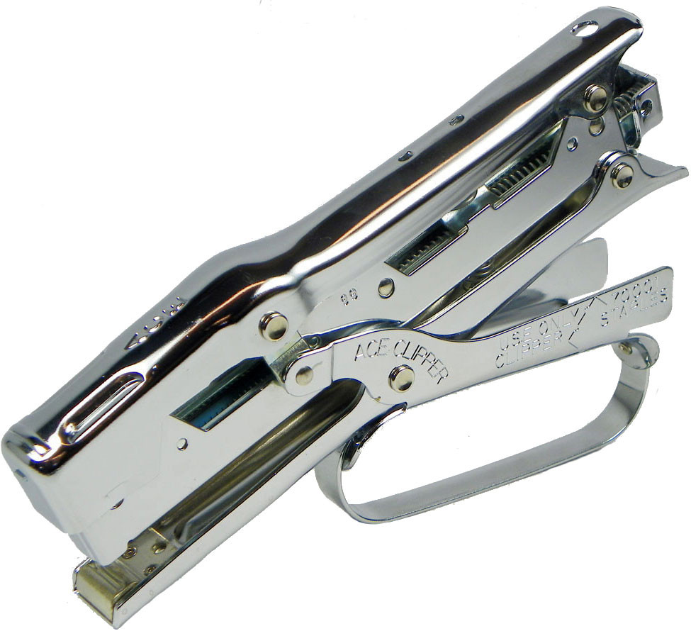 Ace Clipper 702 Chrome Plier Stapler - 07020 - Danow Fastening