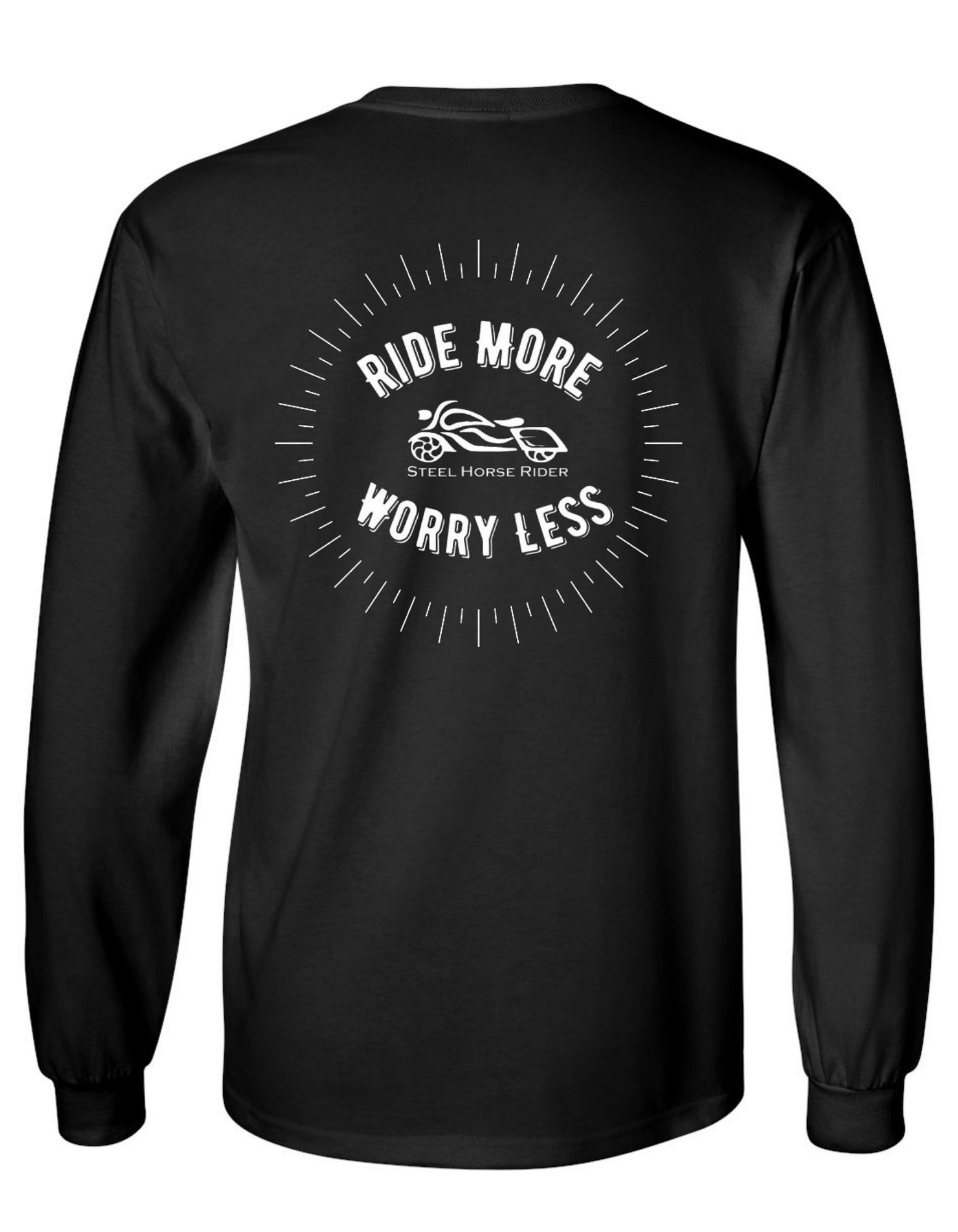American Flag Motorcycle Workshirt - Choose Your Front Graphic!