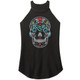 Motorcycle Sugar Skull Racerback Rocker Tank Top