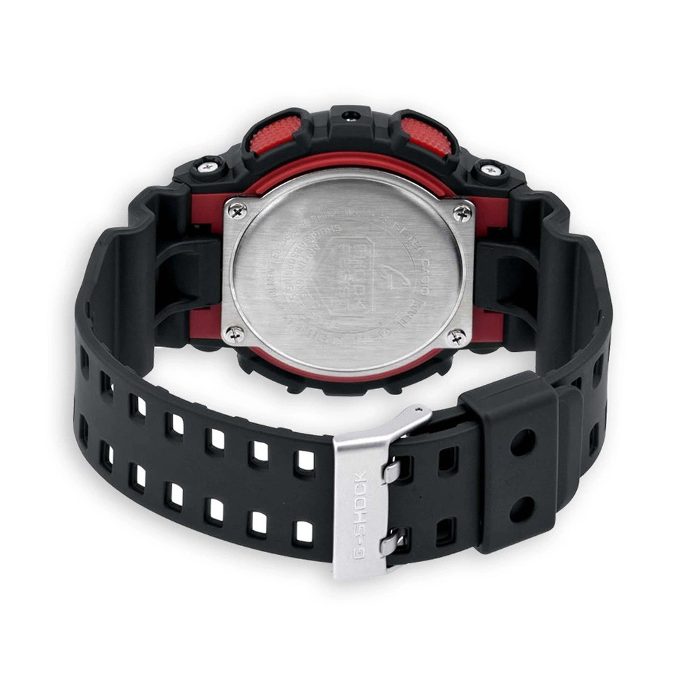 Montre G-Shock Classic GA-100 noir/rouge - Heracles Tactical