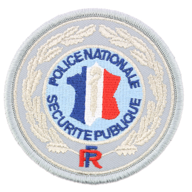 Ecusson de bras Police Nationale Sécurité Publique rond