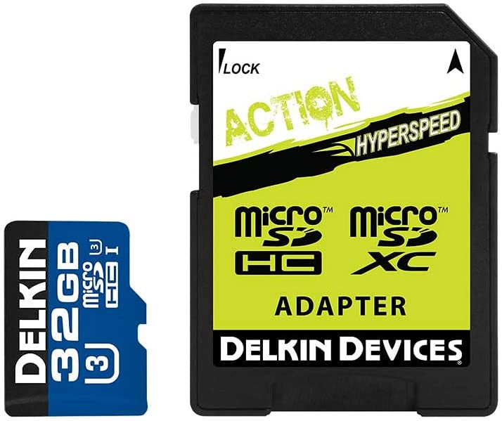 Delkin Devices 32GB Action Hyperspeed microSDHC U3 at Acephoto.net