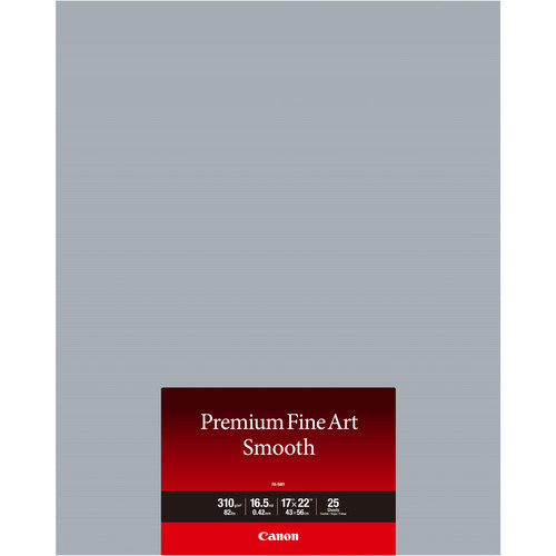 Canon Premium Fine Art Smooth Paper 17 x 22, 25 Sheets) at Ace Photo