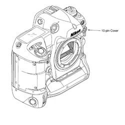 Nikon 10 PIN terminal Cover - Ace Photo