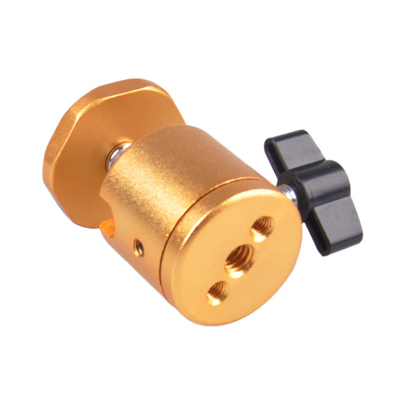 Zuma Mini Ball Head with Aluminum Plate (Gold) at Ace Photo