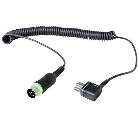 Phottix Coiled Cable for Indra Battery Pack/AC Adapter to M