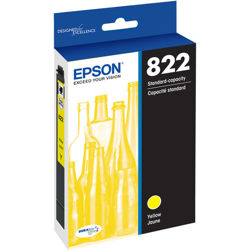Epson T822 Yellow Standard Capacity Ink Cartridge with Sensormatic at ...