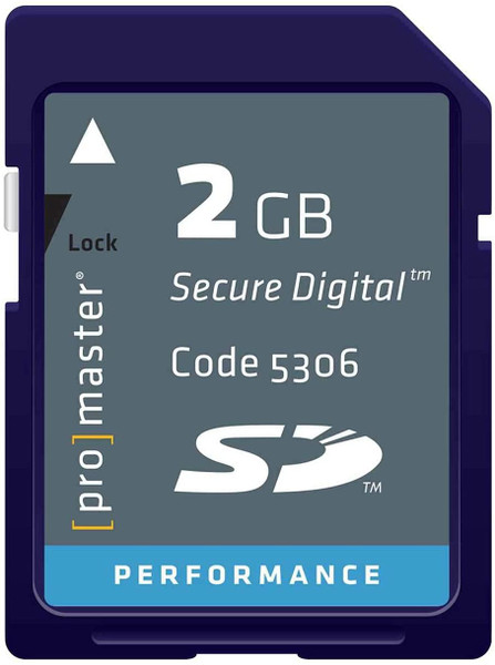 ProMaster 2GB Preformance Secure Digital Memory Card